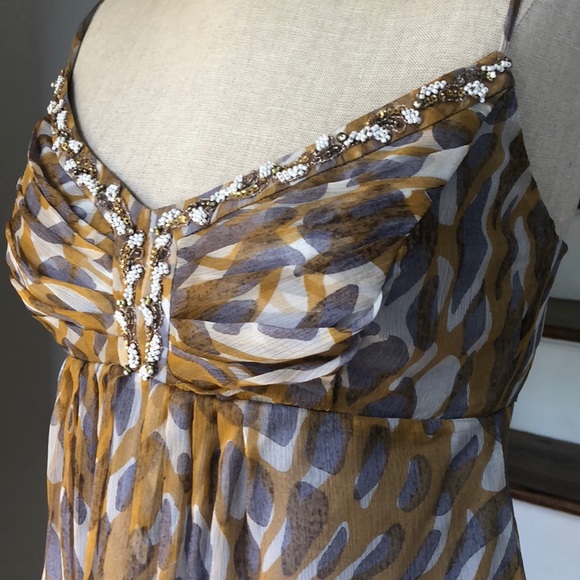 Beth Bowley | Tops | Beth Bowley Silk Embellished Top | Poshmark